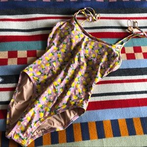 J. Crew | Swim | J Crew Lemon Swimsuit Sz 8 Nwt | Poshmark